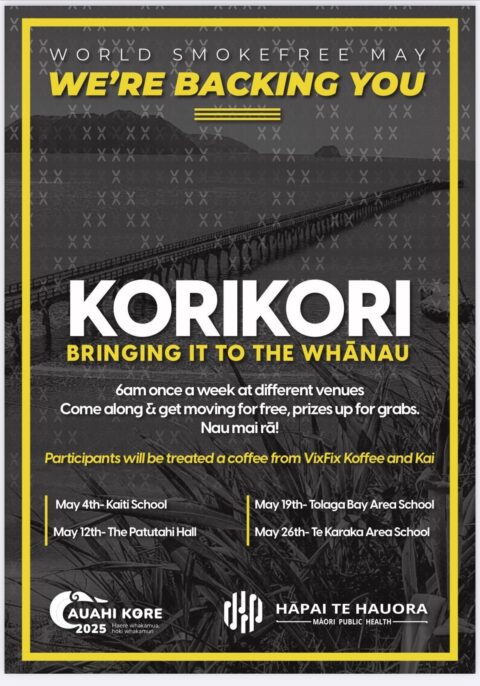 KORIKORI – BRING IT TO THE WHĀNAU – Tologa Bay | World Smokefree May